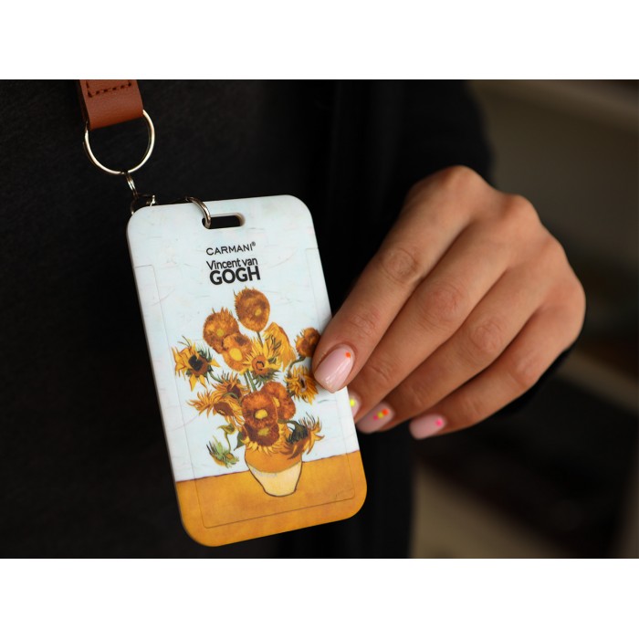 Etui na kartę/identyfikator - V. van Gogh, Słoneczniki (CARMANI) 021-0073 - Sklep internetowy ...